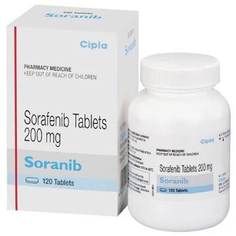 Sorafenat Sorafenib Tablet Packaging Type Bottle Packaging Size 120