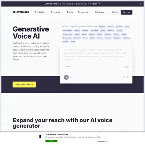 elevenlabs ai tool details and features