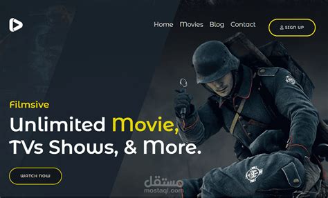 Movies website vanilla JS مستقل