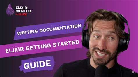 writing documentation elixir getting started guide youtube