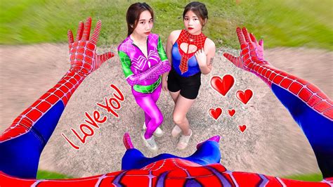 Best Top 5 Spider Man Vs Crazy Girl In Love Romantic Love Story By