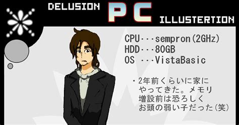 オリジナル 【dpi】家のpc擬人化【企画】 へびぽ雄酸雄っぱい丼hshsのイラスト Pixiv
