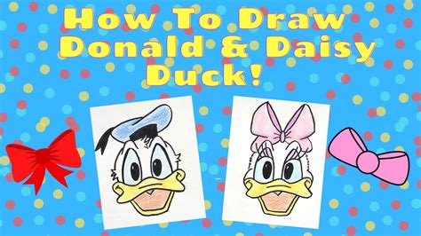 How To Draw Donald And Daisy Duck
