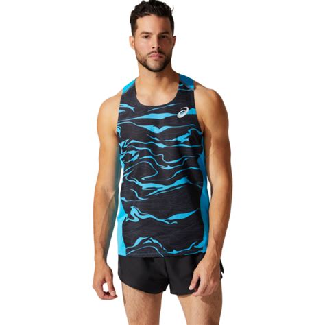 Asics Light Mesh Singlet Mens Tnf Sleeveless Lazada Ph