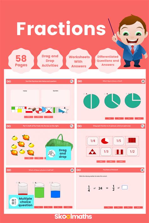 Year 2 Fractions Of Amounts Interactive Digital Maths Activities