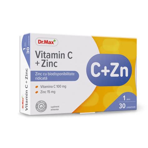 Dr Max Vitamin C Cink 30 Tableta