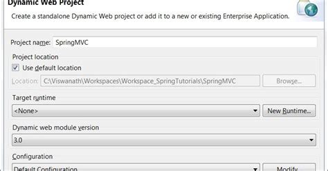 Spring Mvc Hello World Example With Web Project In Eclipse ~ J2eekart