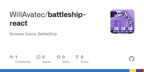 GitHub WillAvatec Battleship React Browser Game BattleShip
