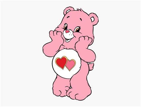 Care Bear Carebear Hug Pink Care Bear Clipart Png Free