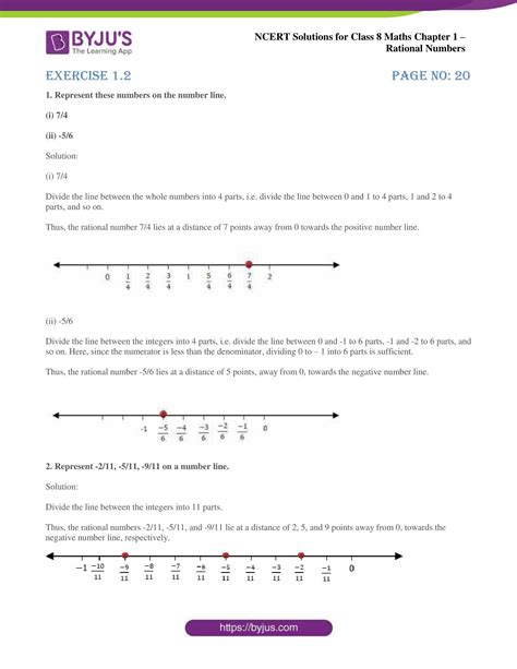 NCERT Solutions For Class Maths Chapter Rational Numbers