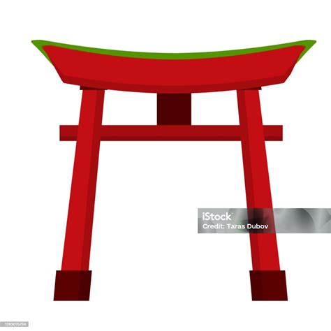 儀式紅門托裡國家符號聖殿和聖殿平面圖示日本宗教和景點神社入口向量圖形及更多拱門 建築特色圖片 拱門 建築特色 日本文化 人體