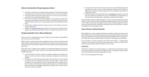 How Does An Online Paraphrase Tool Work How Does An Online Paraphrase