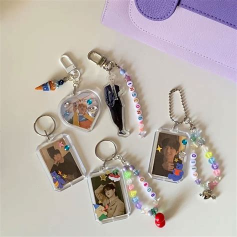 กรอบรูปพวงกุญแจอะคริลิคแบบแขวนภาพถ่ายแบบพกพา Diy Shopee Thailand