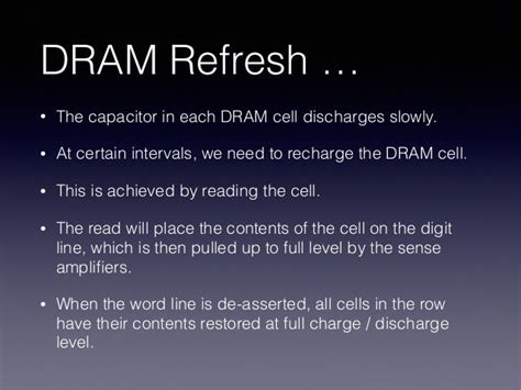 dram cell working and read and write operations