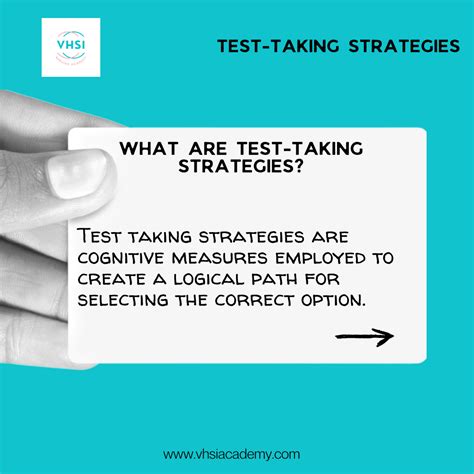 Test Taking Strategies VHSI Nursing Academy