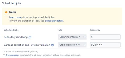 Scheduled Jobs Git Integration For Jira Self Managed