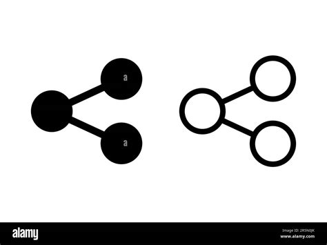 Share Icon Set Sharing Vector Icon Stock Vector Image And Art Alamy