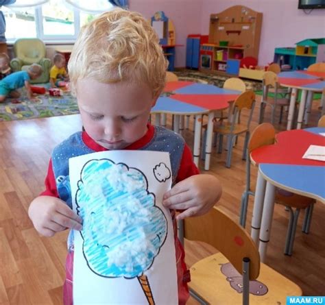 Объёмная аппликация «Сахарная вата для детей 2 4 лет 7 фото Воспитателям детских садов