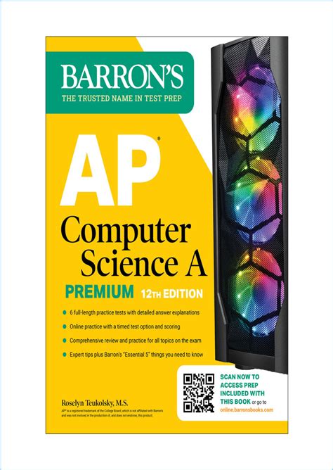 Ap Computer Science A Premium 12th Edition Prep Book With 6 Practice Tests Comprehensive