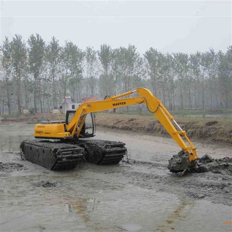 Swamp Excavator For Hitachi 210 Amphibious Excavator 20 Ton Excavator