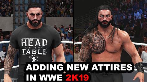 Wwe 2k19 How To Install Mods Installing Extra Attires Youtube
