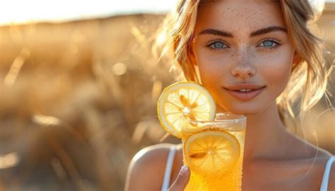 Premium Photo Lemonade On A Hot Summer Day Uhd Wallpaper