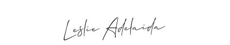 71 Leslie Adelaida Name Signature Style Ideas Fine Esignature