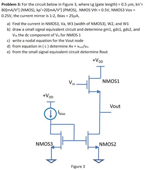 For This Assignment Lambda For PMOS Devices Is Chegg