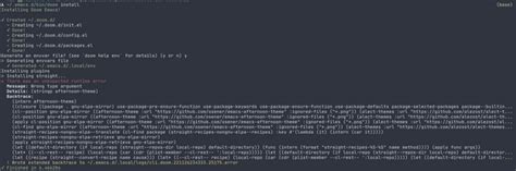 Doom Install Error On Mac Os Ventura Rdoomemacs