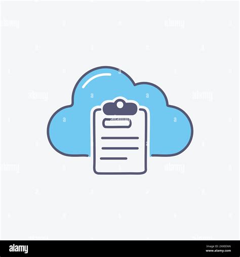 Cloud Based Checklist Icon Colorful Icon Of A Checklist Inside A Cloud