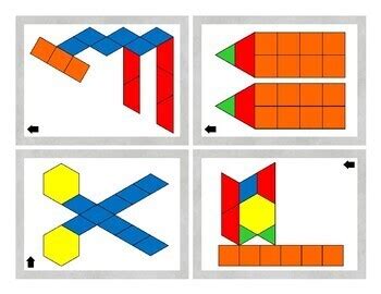 Back To Babe Pattern Blocks Task Cards And Data Sheets By Extra Sprinkle