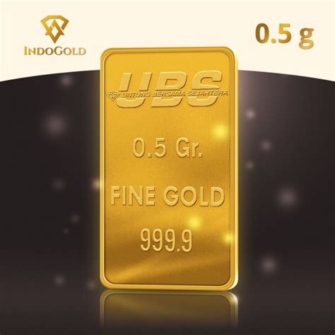 Jual Emas UBS 0 5 Gram Logam Mulia Garansi Uang Kembali Include