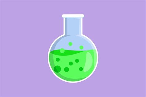 Premium Vector Graphic Flat Design Drawing Chemical Research