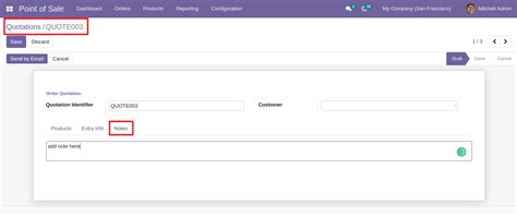 Odoo POS Save Quotations Load Quotation In Odoo POS