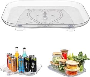Lazy Susan For Refrigerator Rectangle Turntable Organizer Kitchen Organizers And Storage Fridge