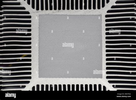 Cpu Cooling System Radiator With Spot For Thermal Paste Desktop Pc