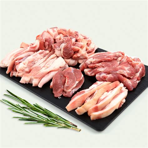외할머니 한돈냉장1 쑥돈 뒷고기한마리 모듬 1kg 킴스오아시스킴스클럽