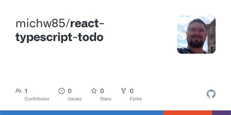 Github Michw85react Typescript Todo