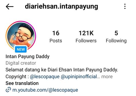 Kini Ehsan Jadi Selebgram Dengan Jumlah Followers 121 Ribu Di Instagram