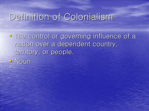 Ppt Colonialismimperialism Powerpoint Presentation Free Download