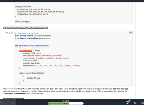 Mistyped Code In 3 Broadcast And Listen To Tf Data Tf Ros2 The