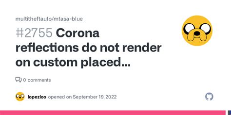 Corona Reflections Do Not Render On Custom Placed Objects Issue 2755