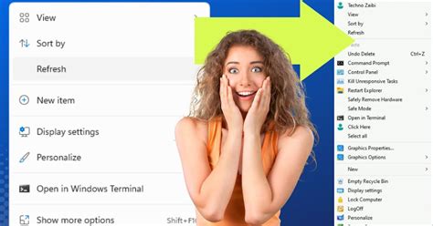 Add 15 Tools In Refresh Menu In Windows 11