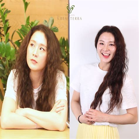 에스뷰테라 홍대점의 웨이브붙임머리 붙임머리는 본인 머리와 홍대미용실 에스뷰테라 헤어살롱 홍대점 Facebook