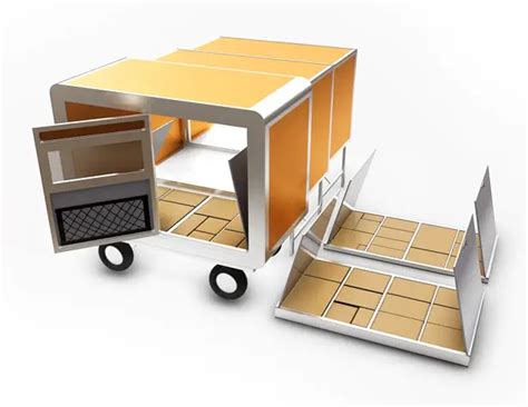 Rush Mobile Shelter Modular Extendable And Multi Functional Wagon For Shelter Tuvie Design