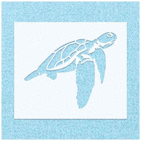 Turtle Stencil Stencilmonkey Stencil Monkey