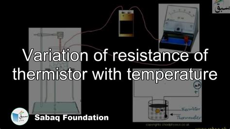 Why Does The Resistance Of A Thermistor Decrease With Temperature At Rodney Richardson Blog