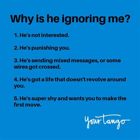 Why Is He Ignoring Me What To Do When A Guy Ignores Your Texts