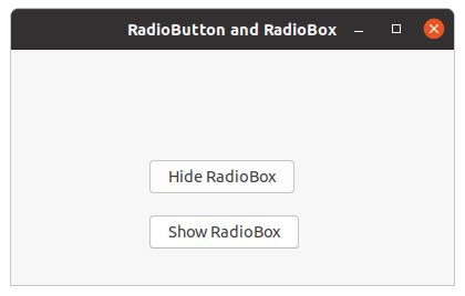 WxPython Show Hidden Radio Box GeeksforGeeks
