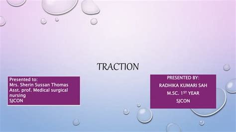 Nursing Care Of Patient On Traction Pdf